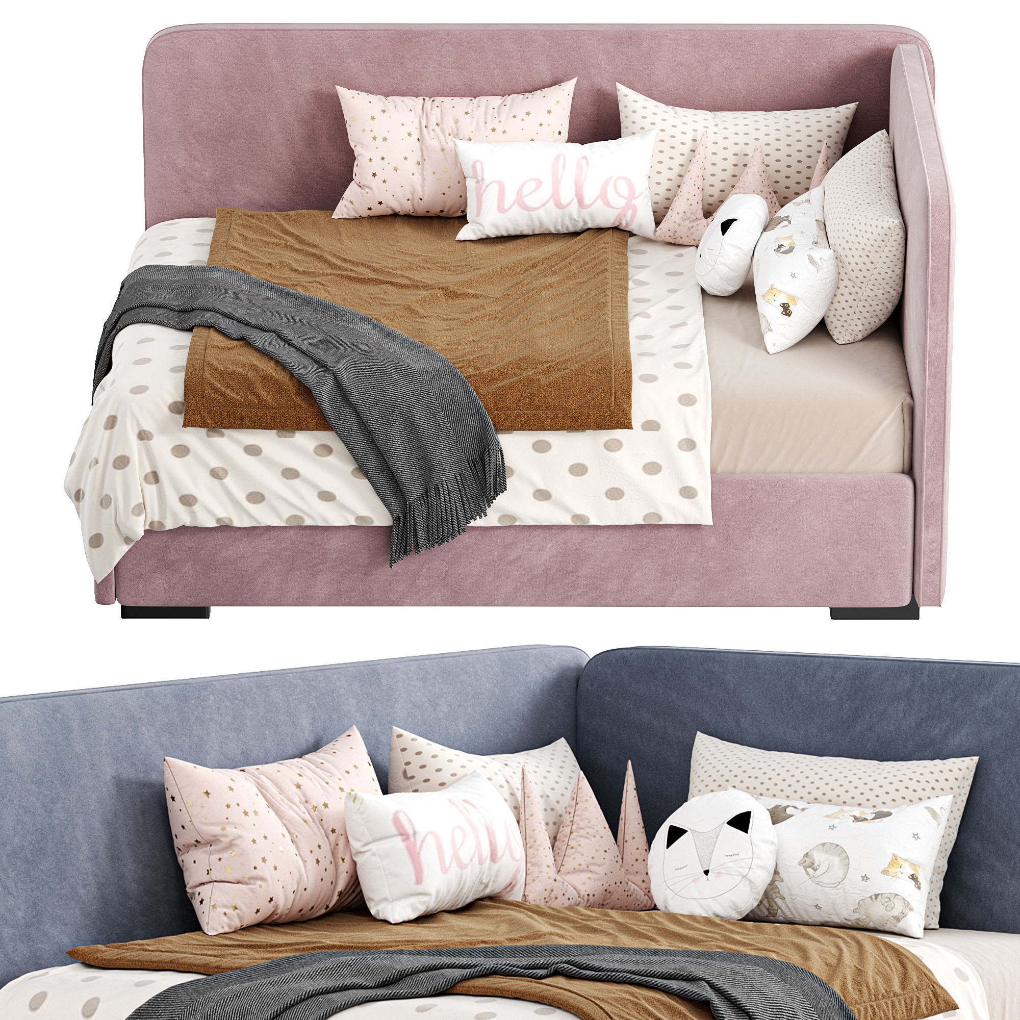 Childrens bed Sally 3D model | CGTrader