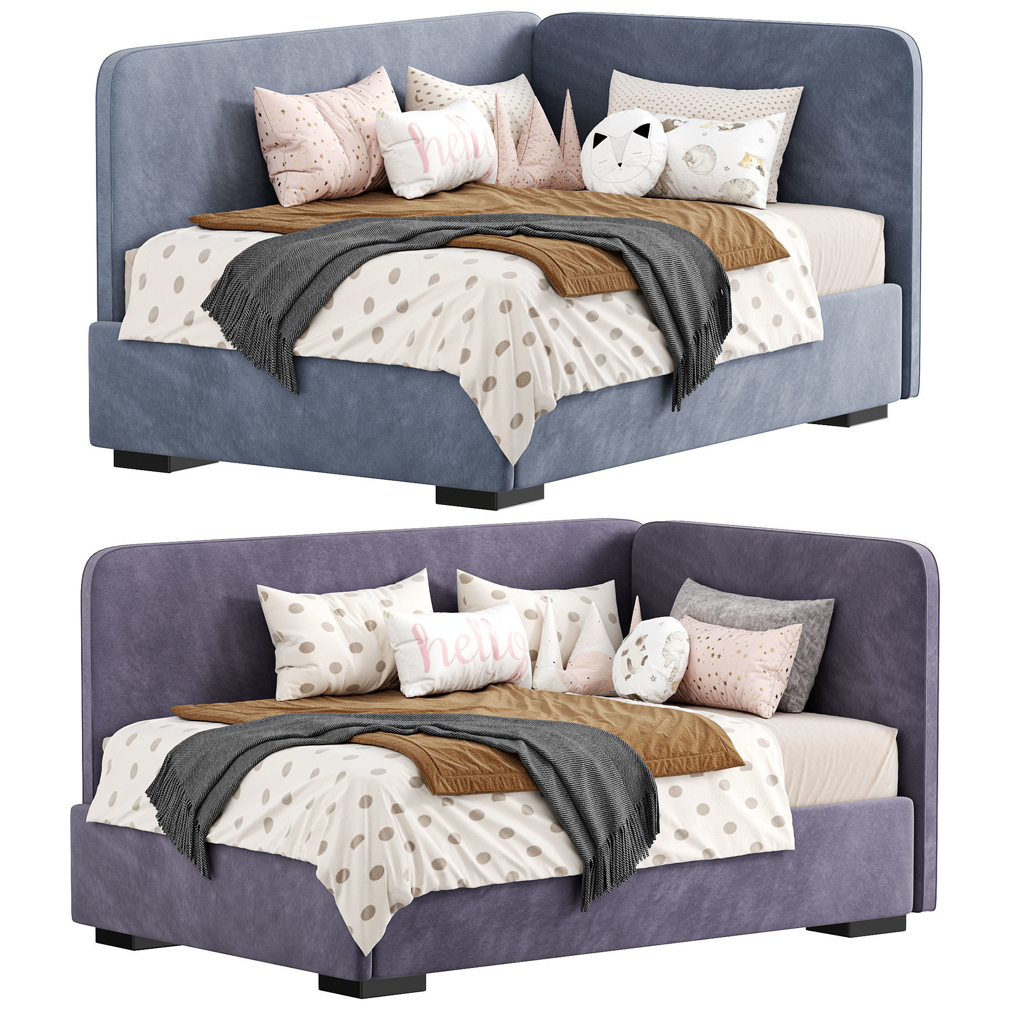 Childrens bed Sally 3D model | CGTrader