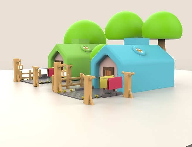 3D model home design VR / AR / low-poly | CGTrader