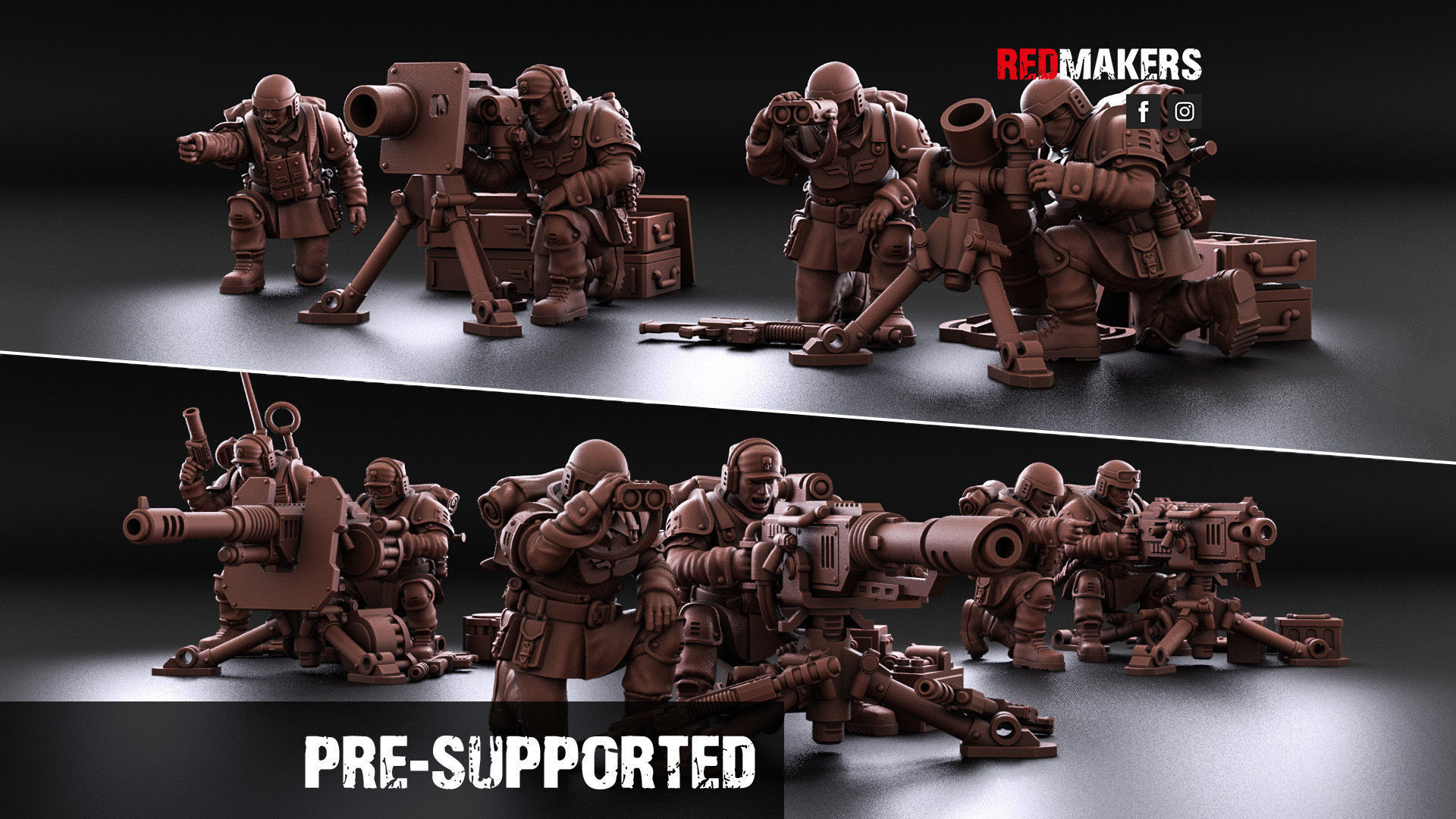 Shock Troops - Heavy Support Squad of the Imperial Force 3D model 3D ...
