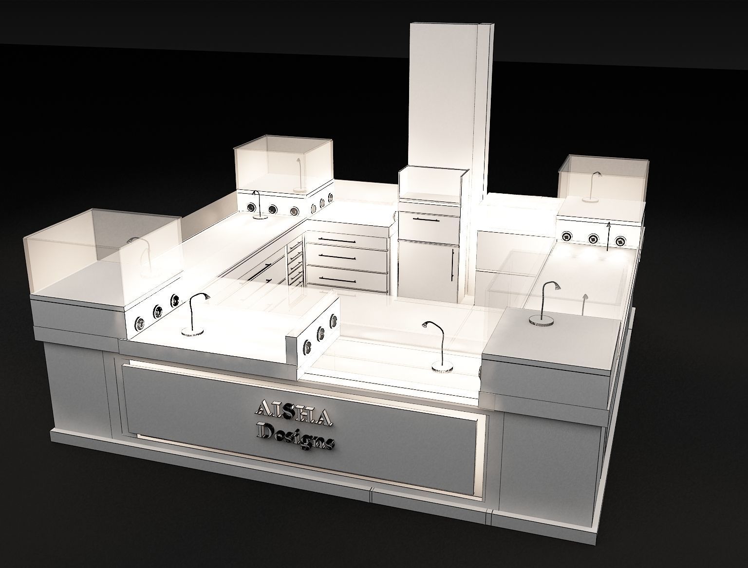 Booth Exhibition Stand a336a 3D model | CGTrader