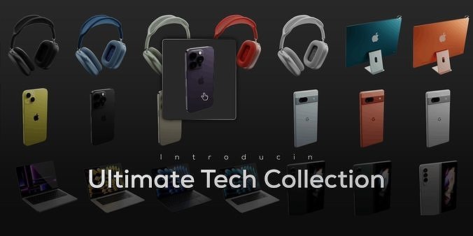 Ultimate Tech Flagships Introducing the Complete Assets Library 3D ...