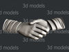 3d STL models for CNC router or 3dprinter P441 handshake 3D model ...