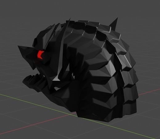 3D model Guts Helment VR / AR / low-poly | CGTrader