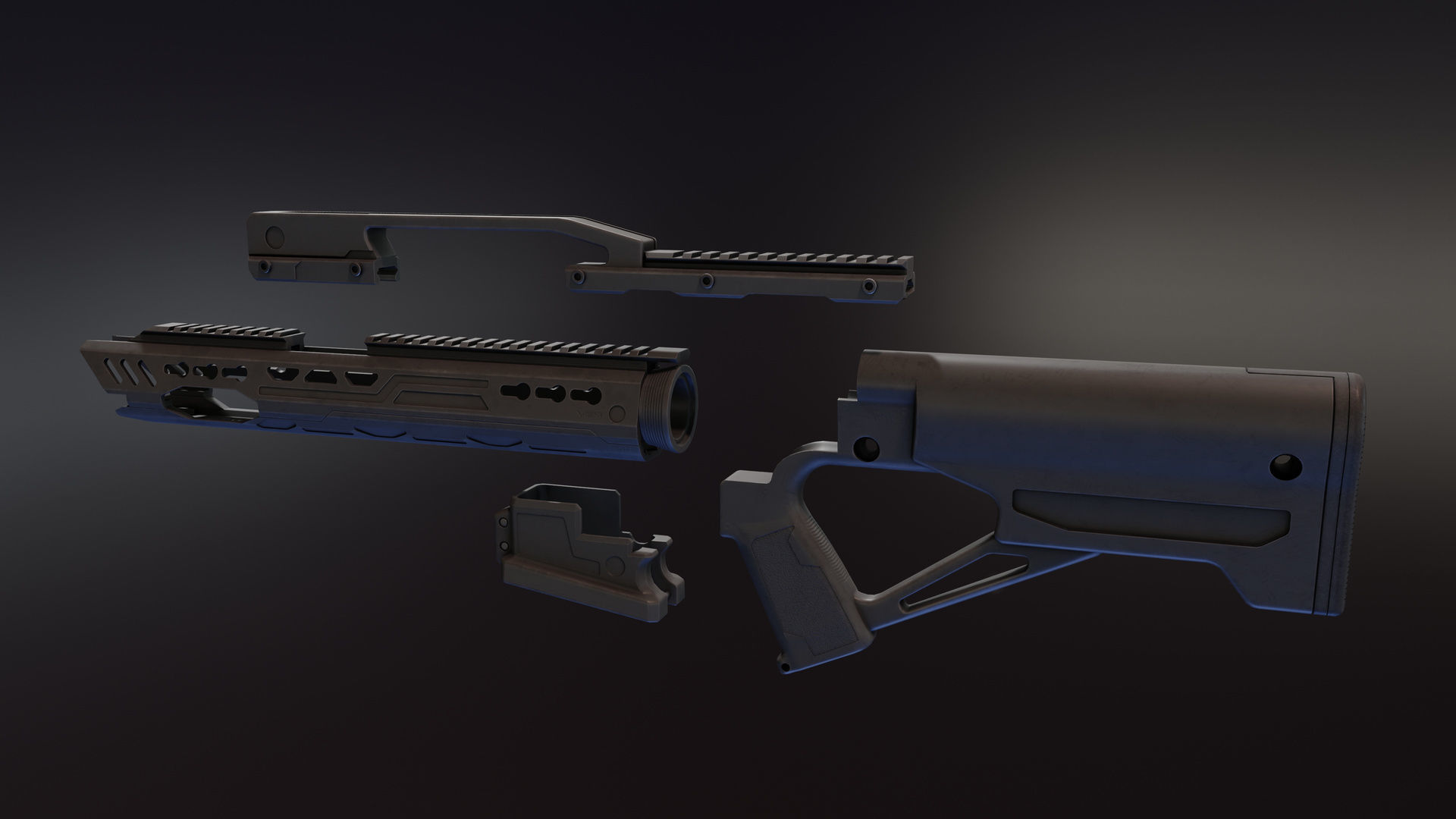 3D model Blast AR Conversion Kit VR / AR / low-poly | CGTrader
