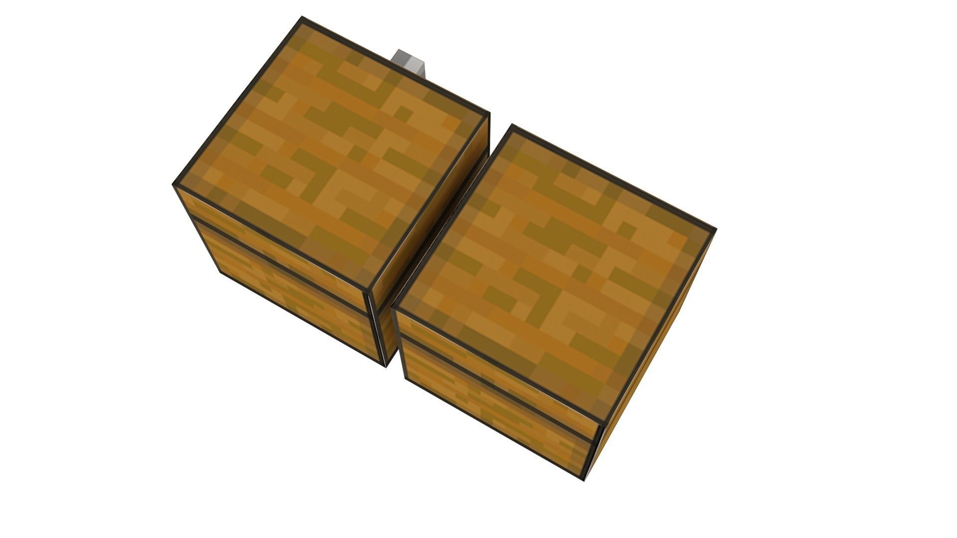 3D model Minecraft Chests VR / AR / low-poly | CGTrader