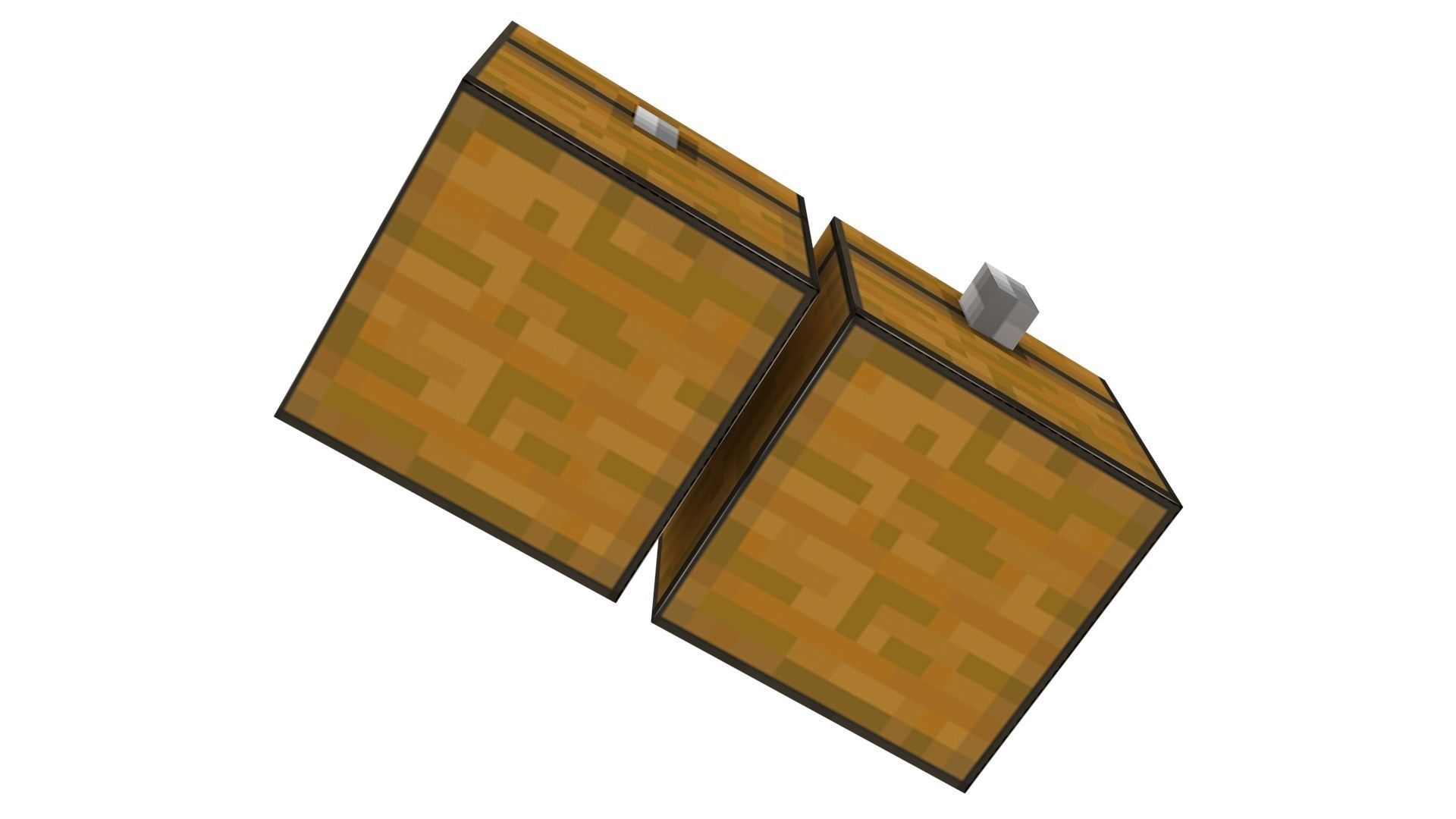 3D model Minecraft Chests VR / AR / low-poly | CGTrader