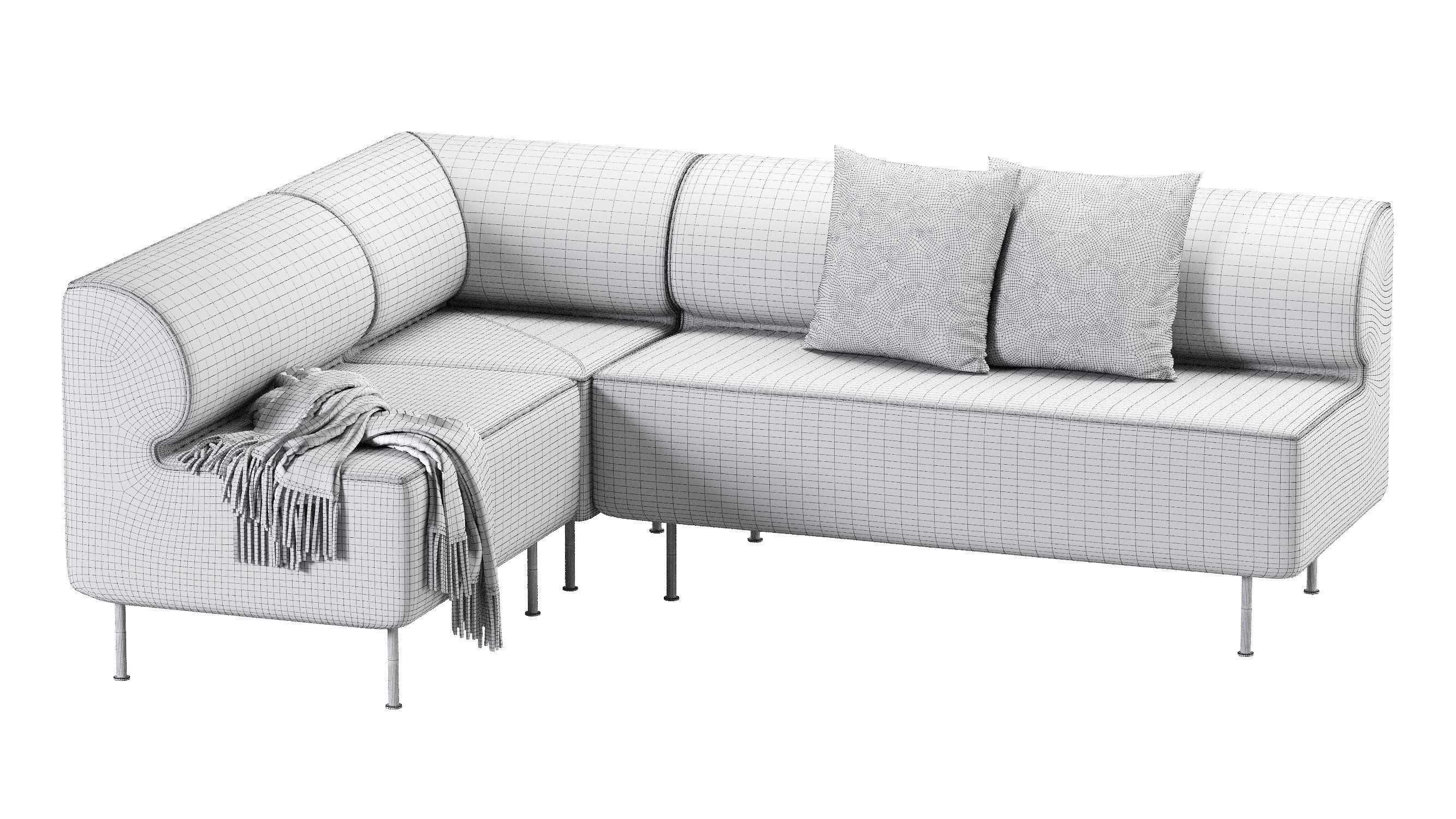 Eave Dining Sofa By Menu 3D model | CGTrader