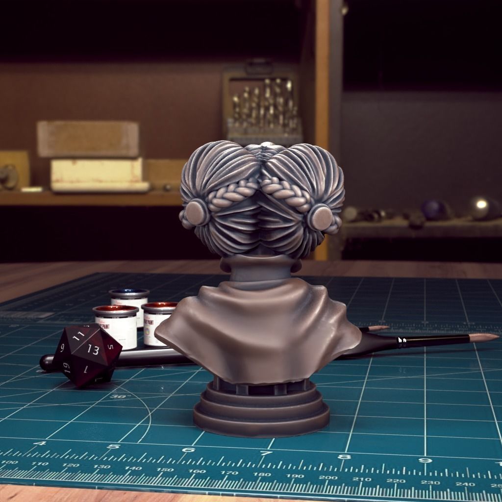 Curse of Strahd - Lady Watcher Mini Bust Combo - Pre-Supported 3D model ...