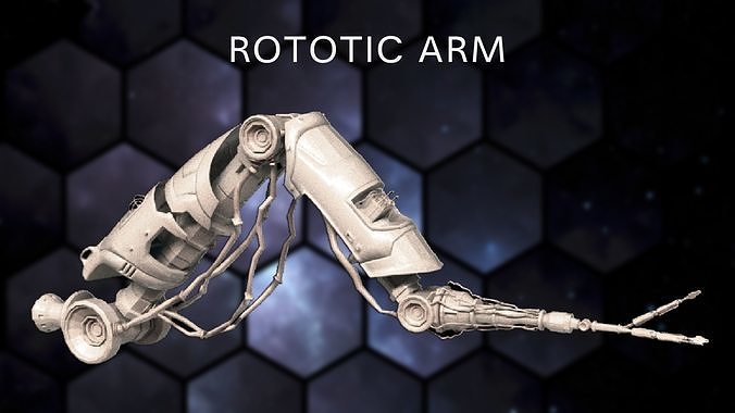 Hard Surface Robot Arm 3D model | CGTrader