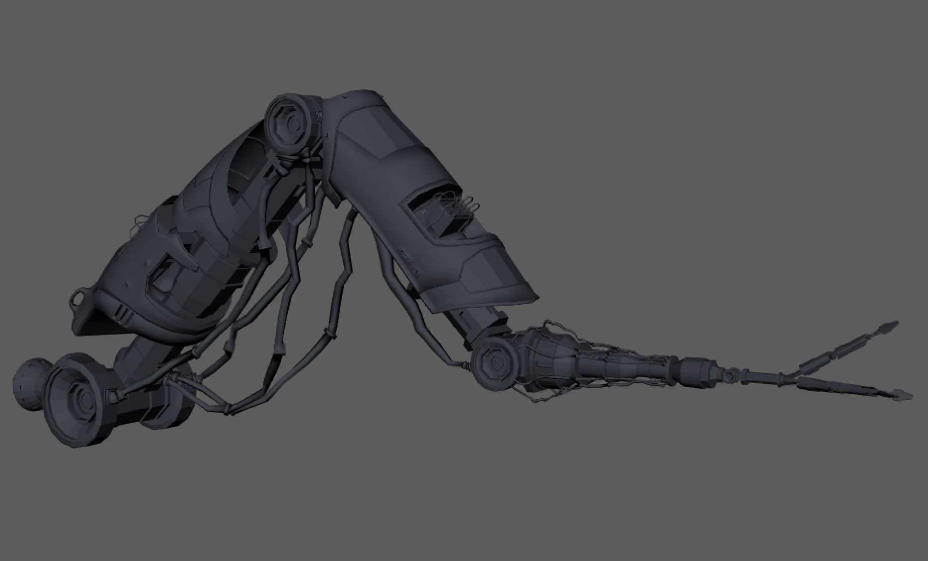 Hard Surface Robot Arm 3D model | CGTrader
