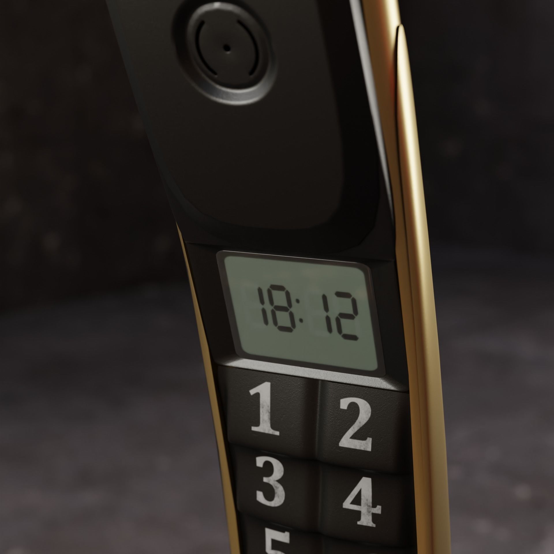 BeoCom 2 Skyscraper Phone Medium Poly 4K textures 3D model | CGTrader