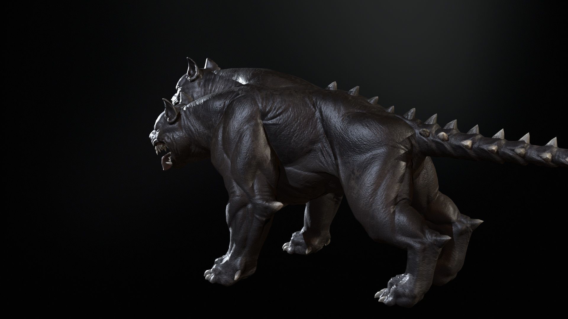 3D model Cerberus VR / AR / low-poly | CGTrader
