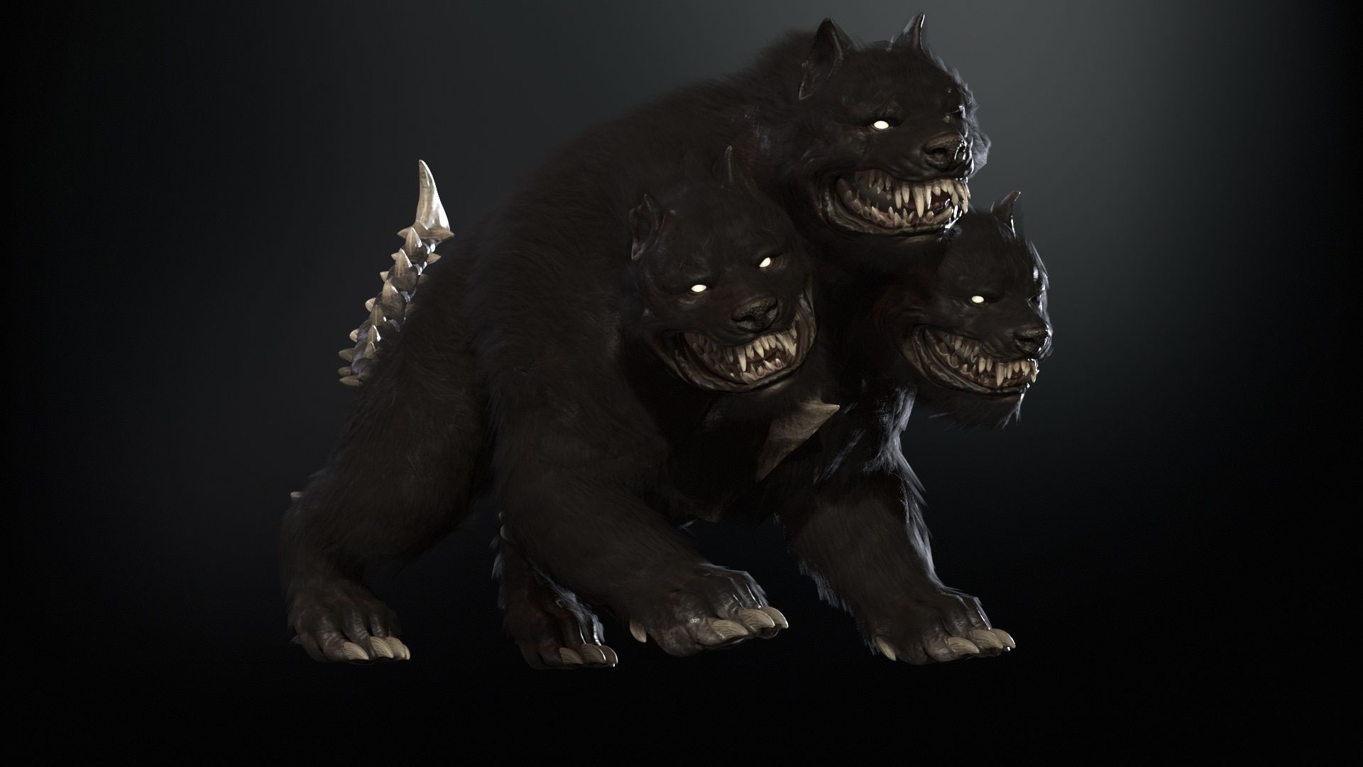 3D model Cerberus VR / AR / low-poly | CGTrader