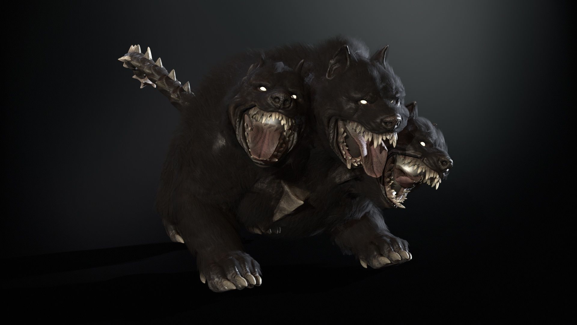 3D model Cerberus VR / AR / low-poly | CGTrader