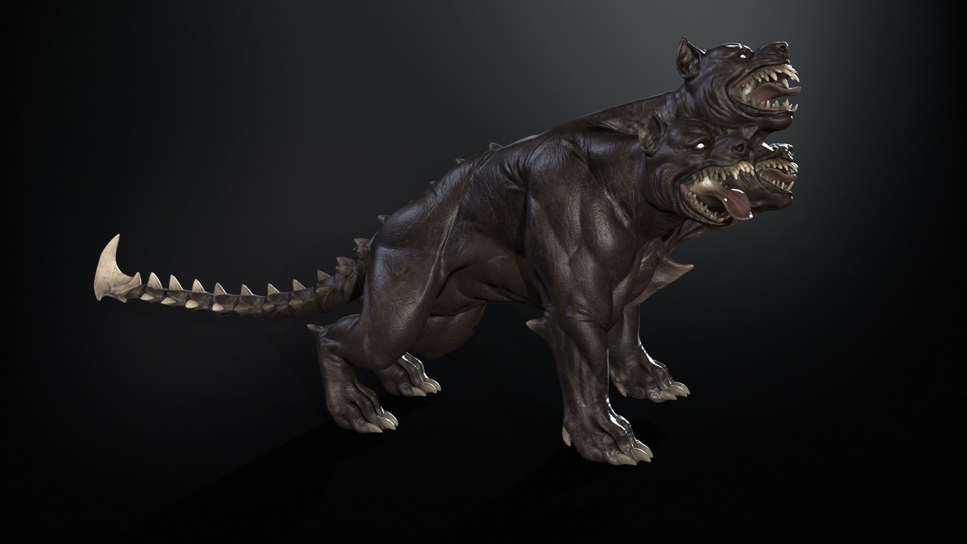 3D model Cerberus VR / AR / low-poly | CGTrader