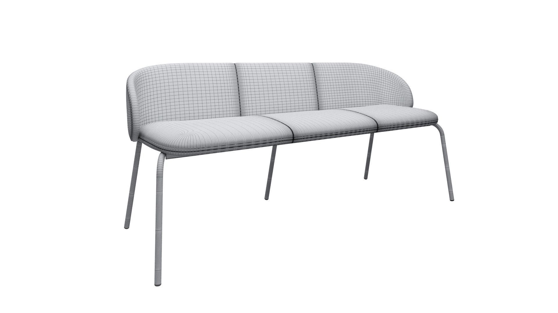 Bench Princeton 3D model | CGTrader