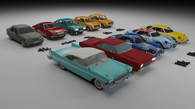 Cars Collection 3D model | CGTrader