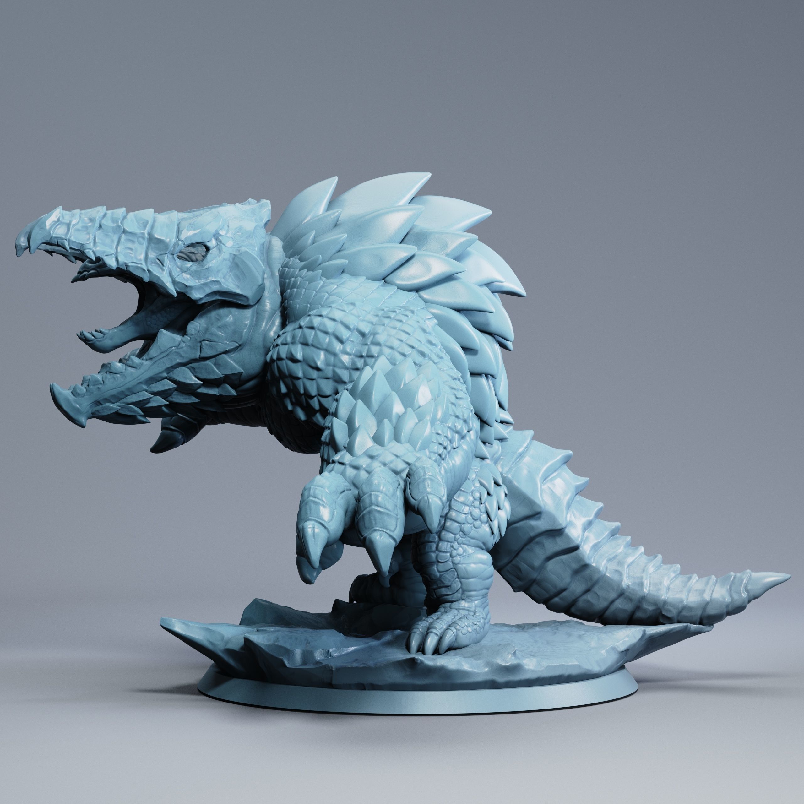 Kaiju Raiju 3D model 3D printable | CGTrader
