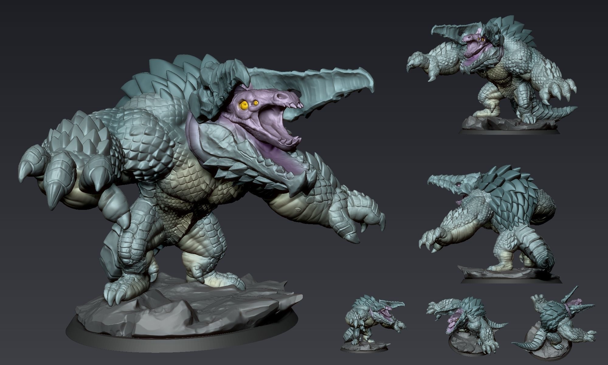 Kaiju Raiju 3D model 3D printable | CGTrader