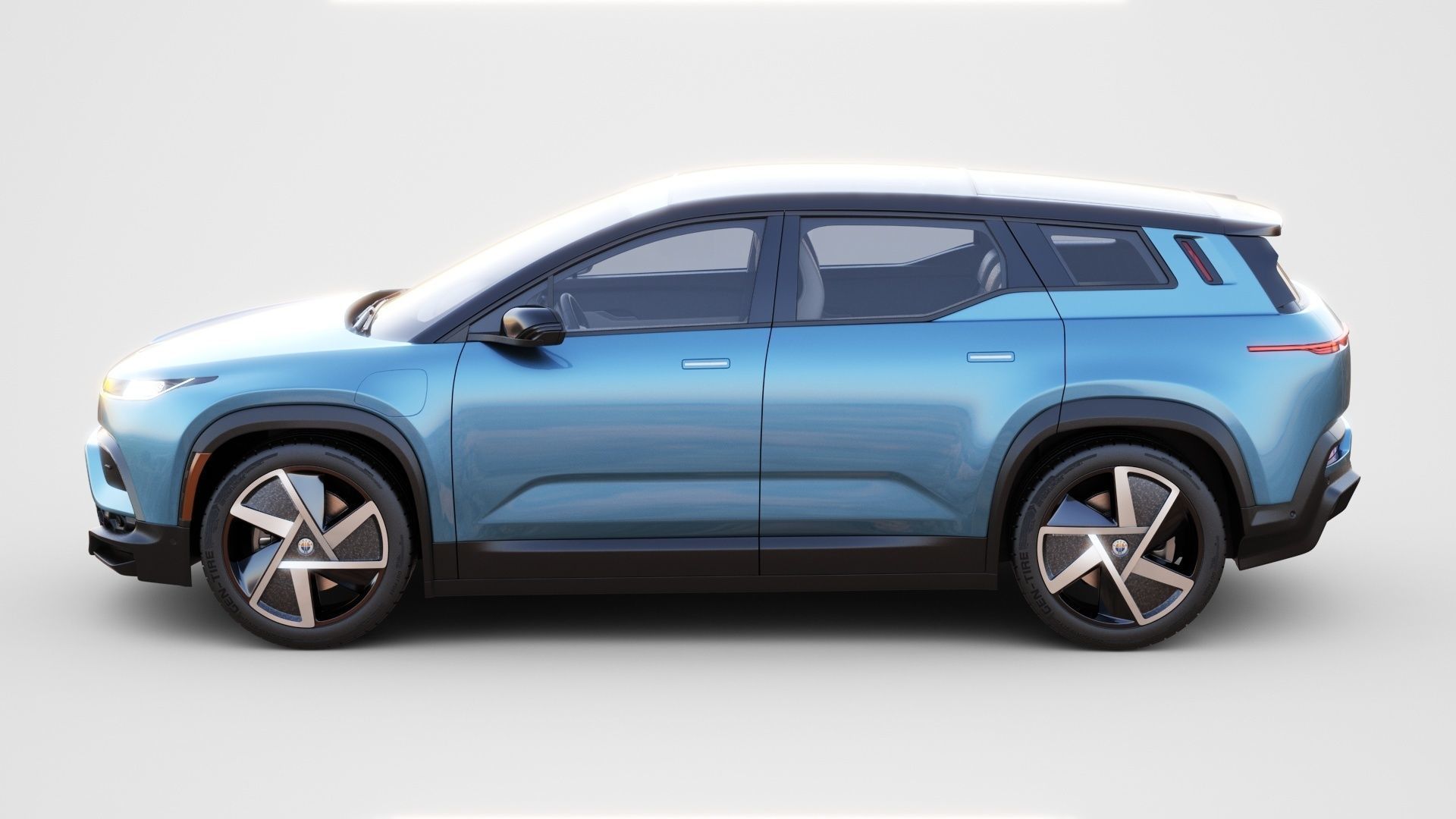 Electric Suv Ocean 2023 3D model | CGTrader