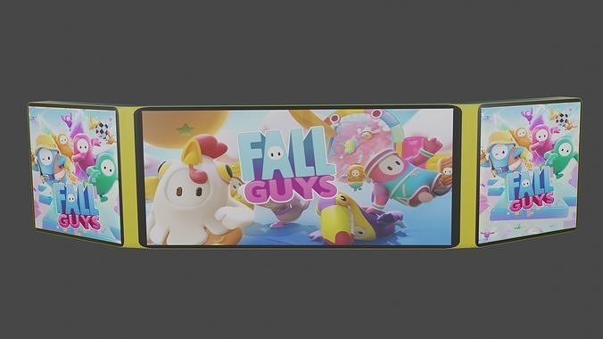 Fall Guys Screens free 3D model | CGTrader