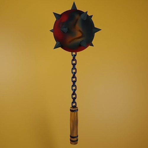 3D model game asset of Ball Sharp Nails VR / AR / low-poly | CGTrader