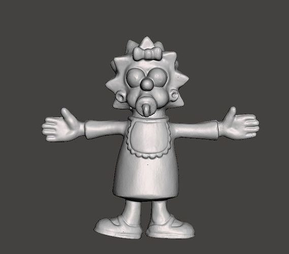 MAGGIE SIMPSON - THE SIMPSONS 3D model 3D printable | CGTrader