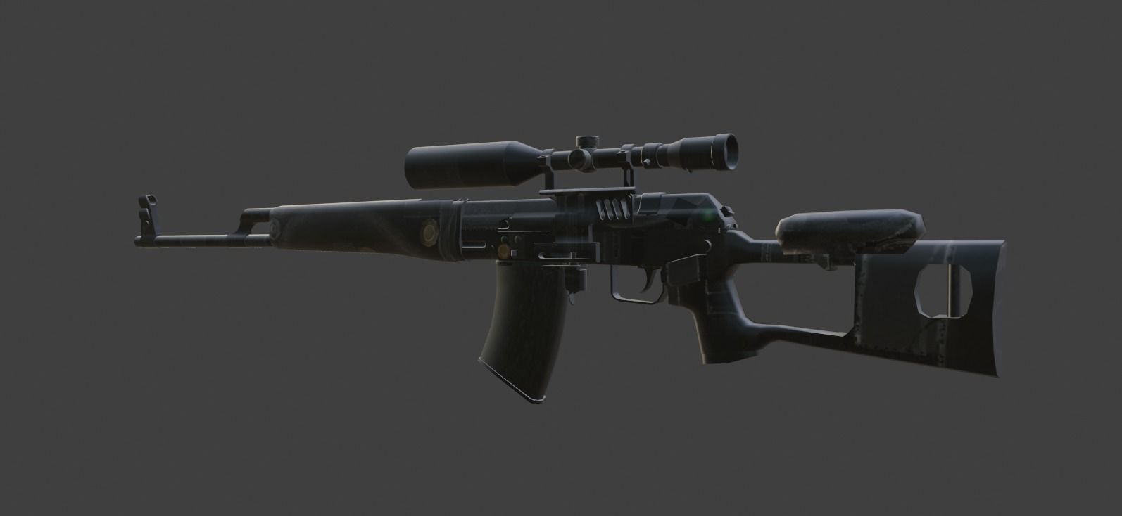 3D model weapon dragunov VR / AR / low-poly | CGTrader