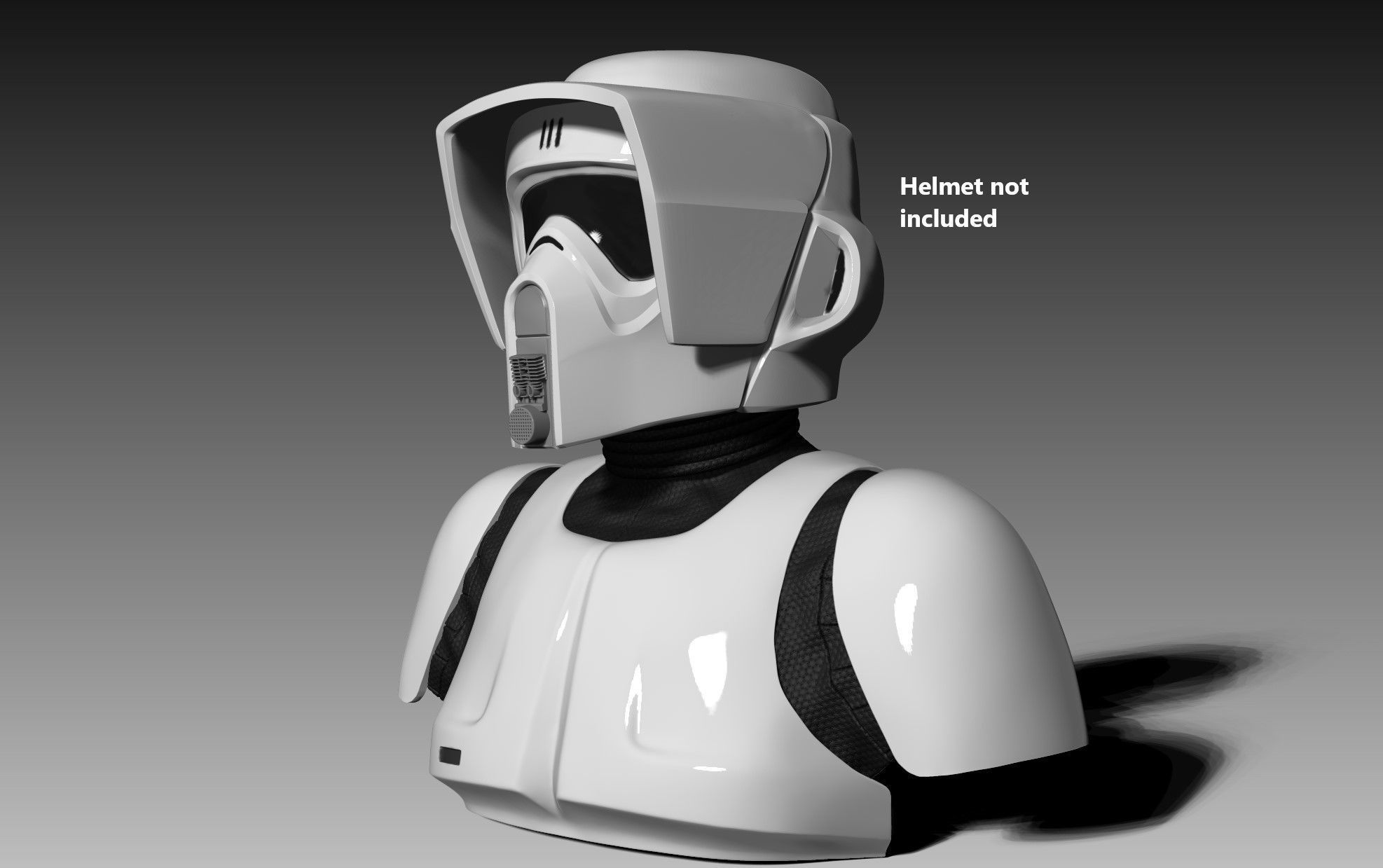 Scout Trooper Helmet Stand 3D model 3D printable | CGTrader