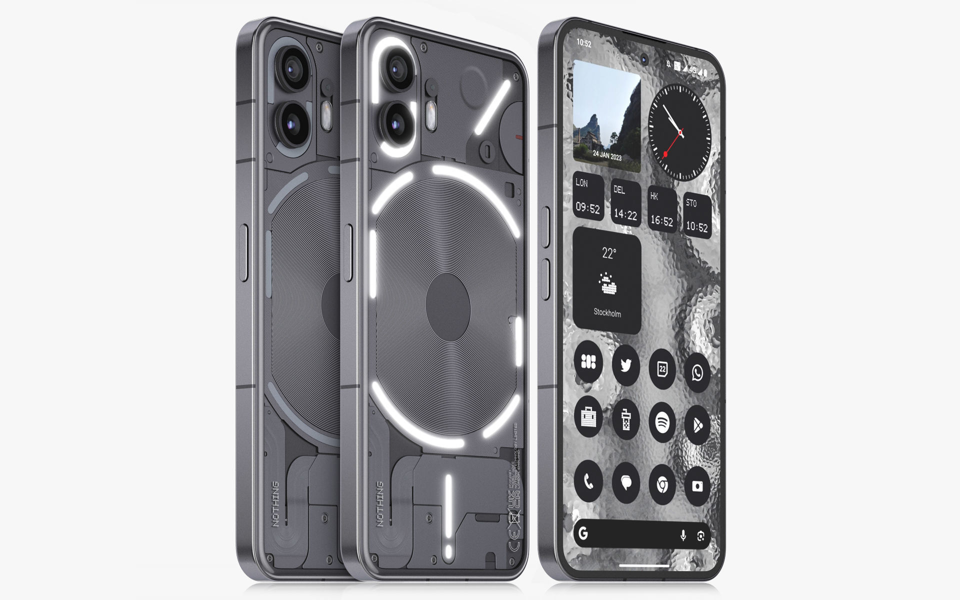 Nothing Phone 2 3D model | CGTrader