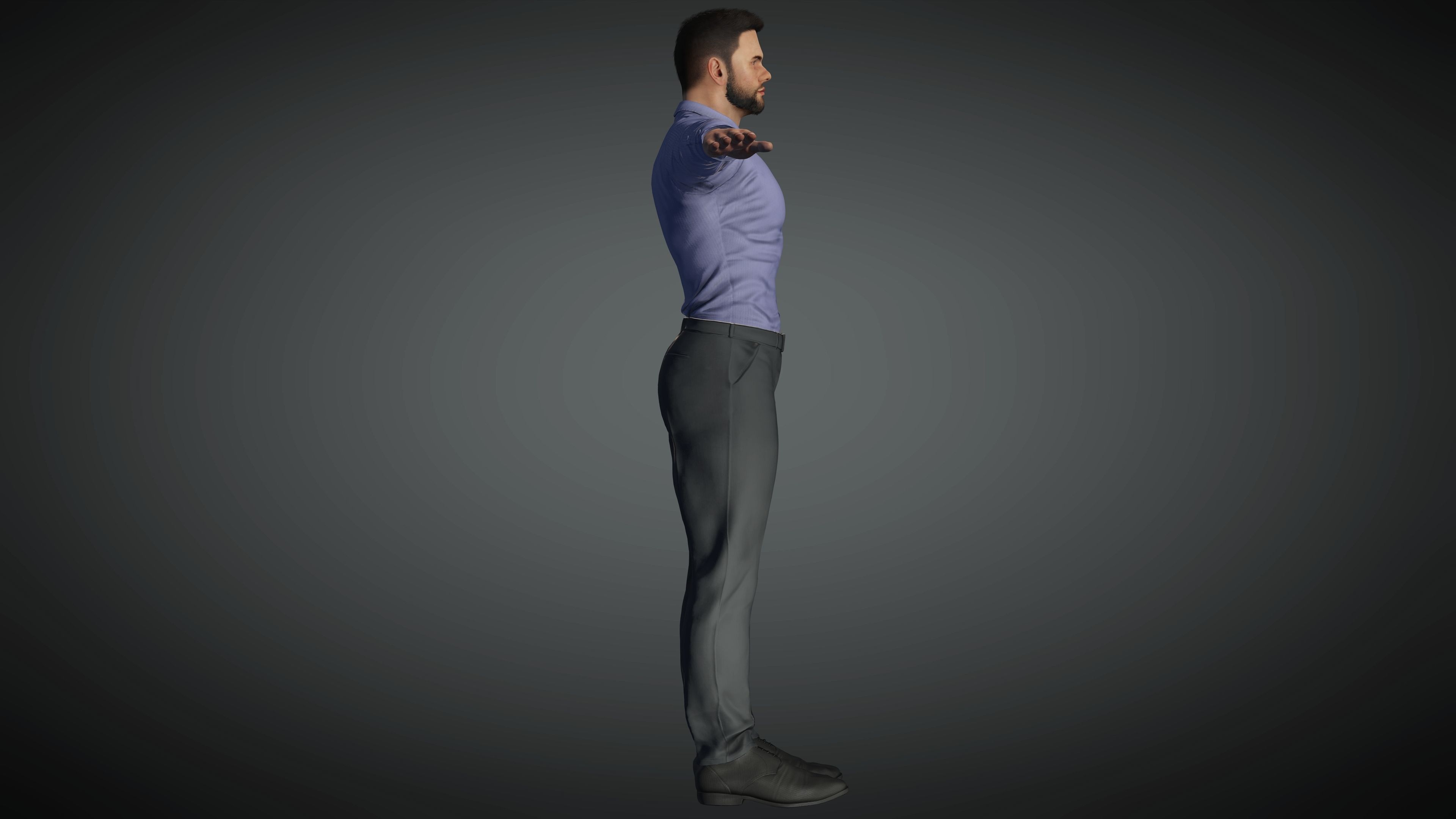 3D model Realistic Man Model VR / AR / low-poly | CGTrader