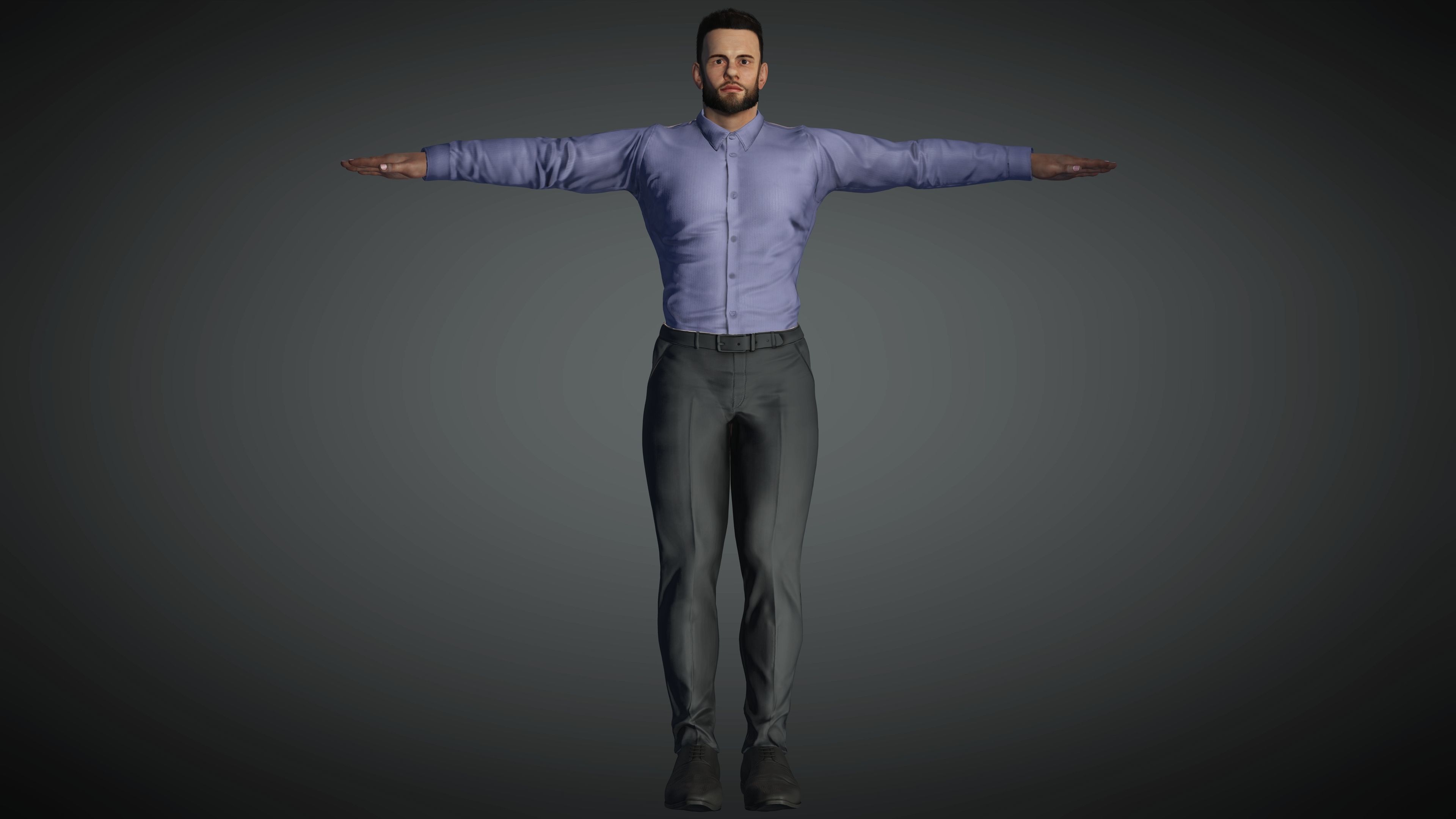 3D model Realistic Man Model VR / AR / low-poly | CGTrader