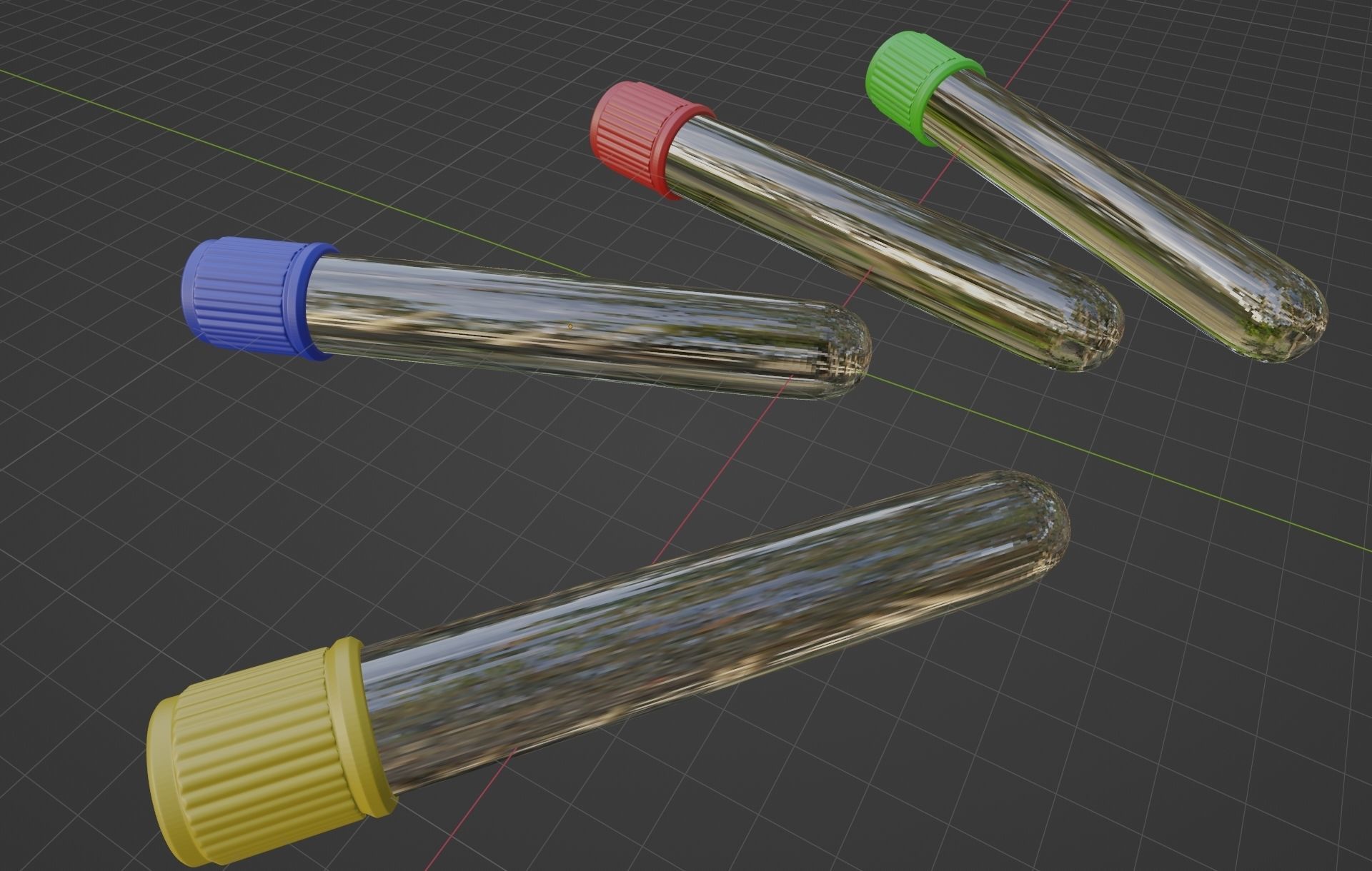 Blood Tubes Laboratory Chemistry Science 3D model | CGTrader