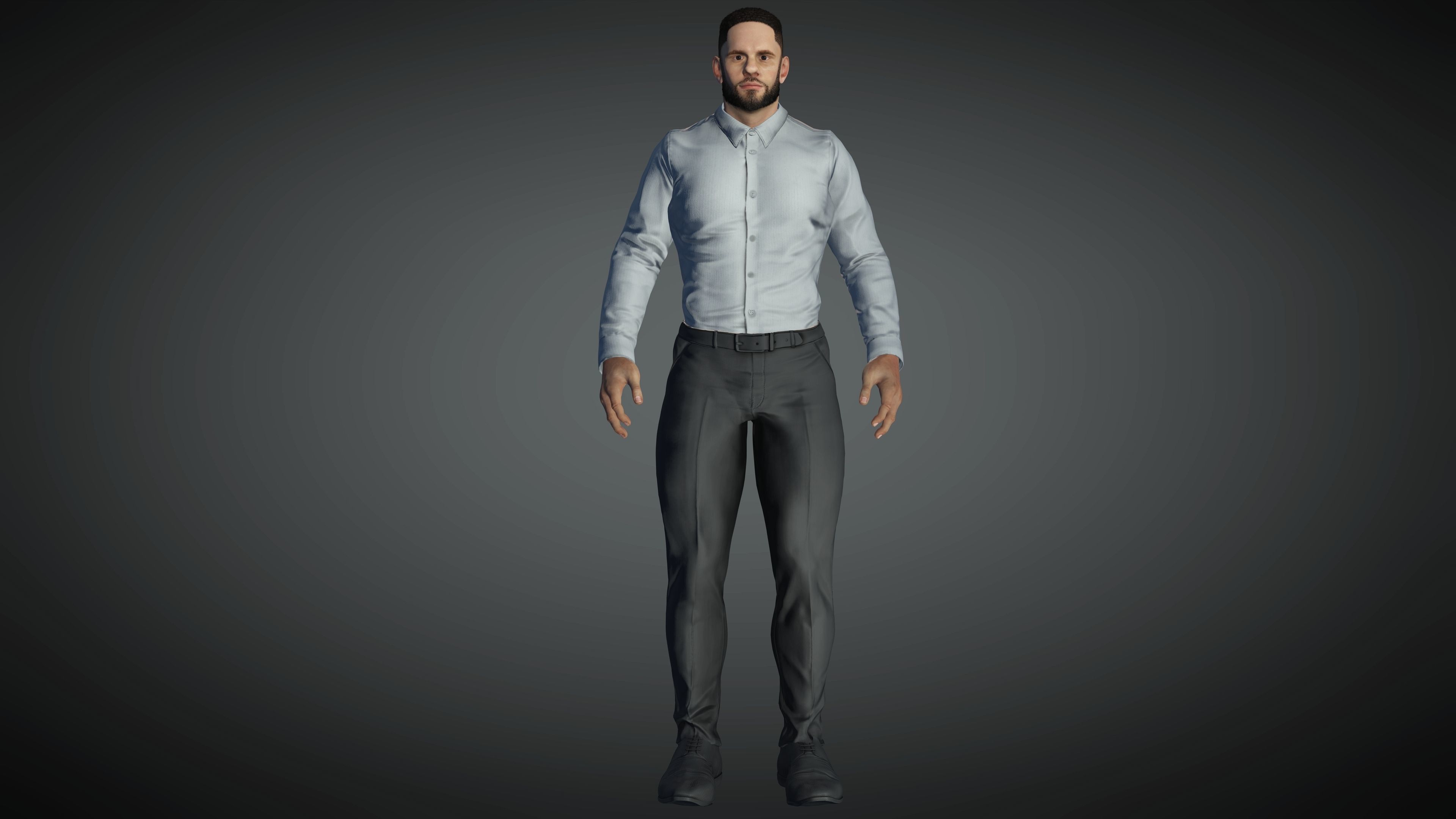 3D model Human Male Model VR / AR / low-poly | CGTrader