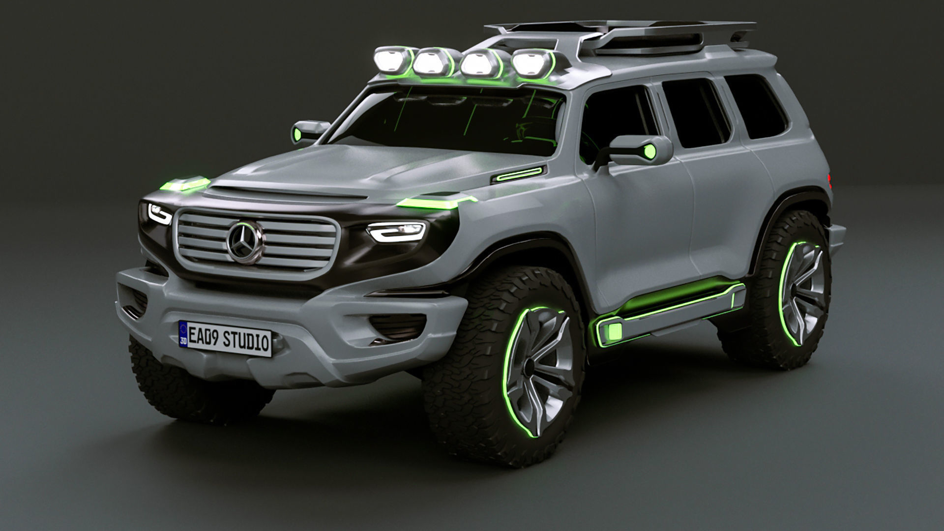 Mercedes-Benz Ener G Force 3D model | CGTrader