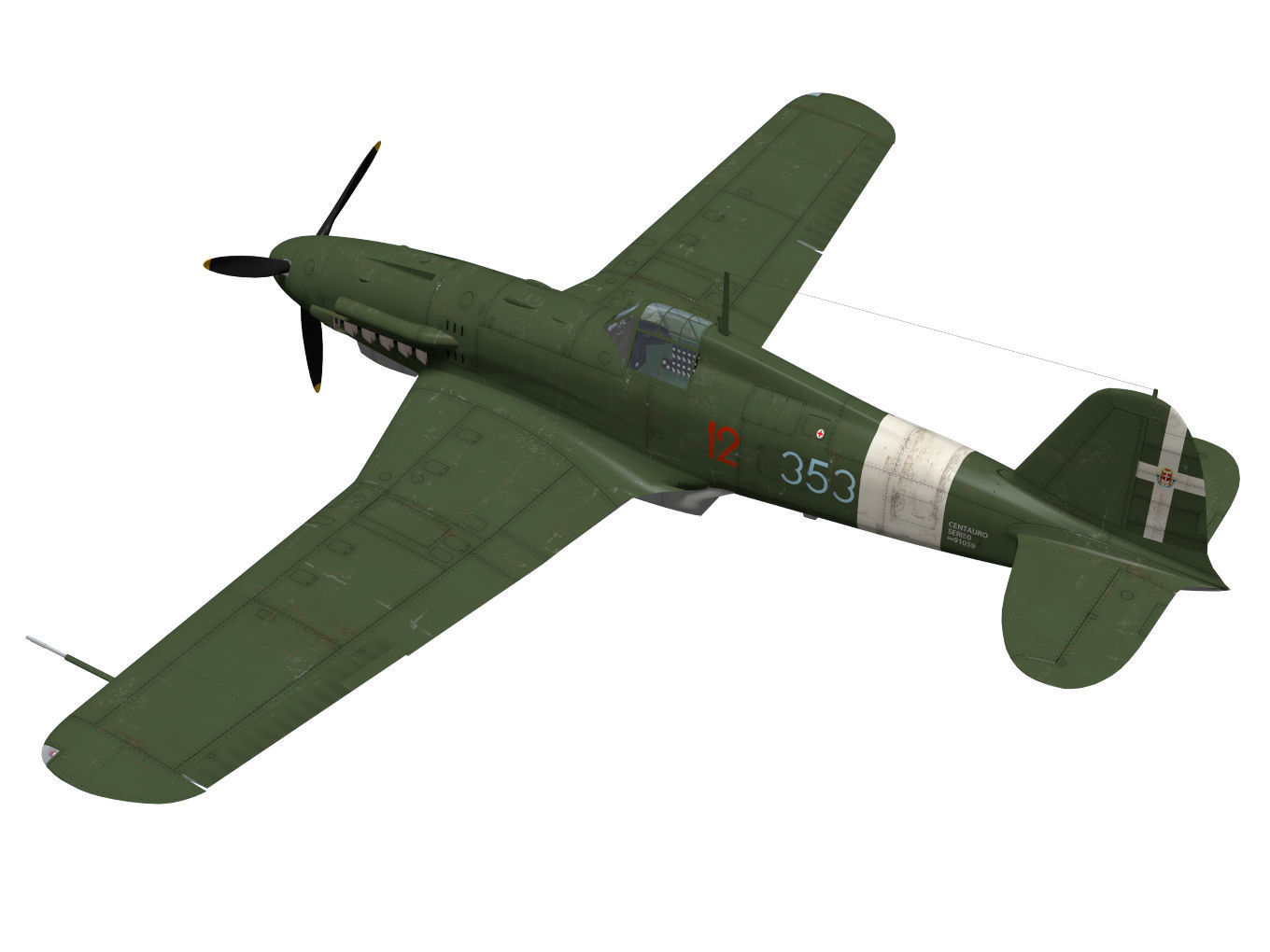 Fiat G55 Centauro Serie0 3D model | CGTrader