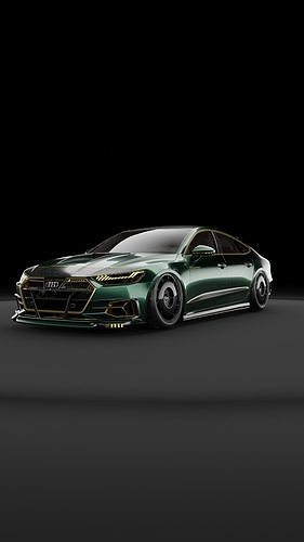 Audi A7 custom body kit 3D model | CGTrader
