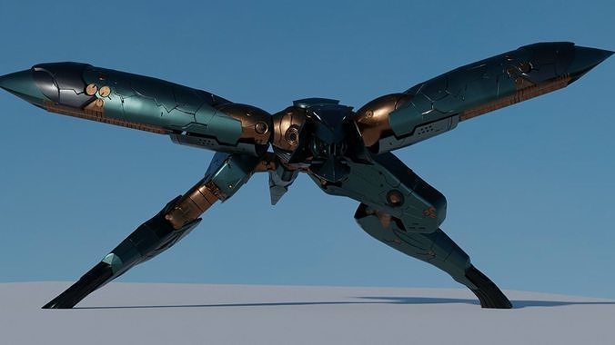 Metal Gear Ray 3D model animated rigged | CGTrader