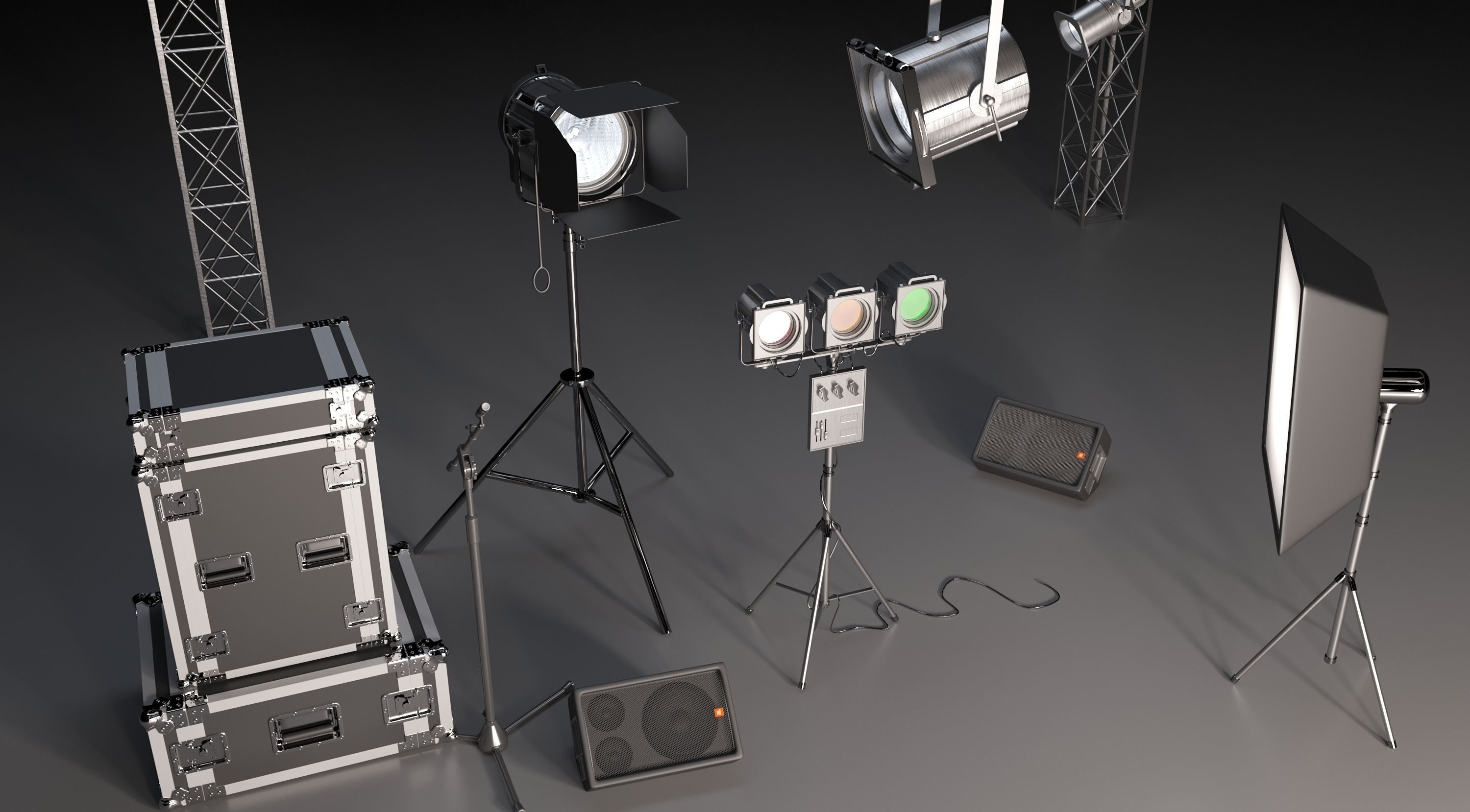 Lighting for photo studios 3D model | CGTrader