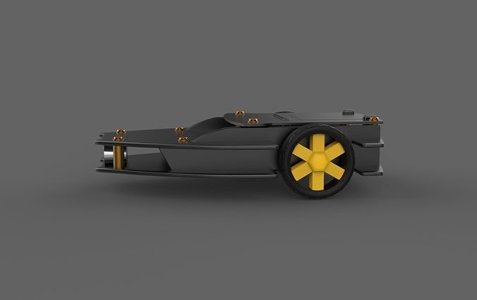 3D model robot car VR / AR / low-poly | CGTrader