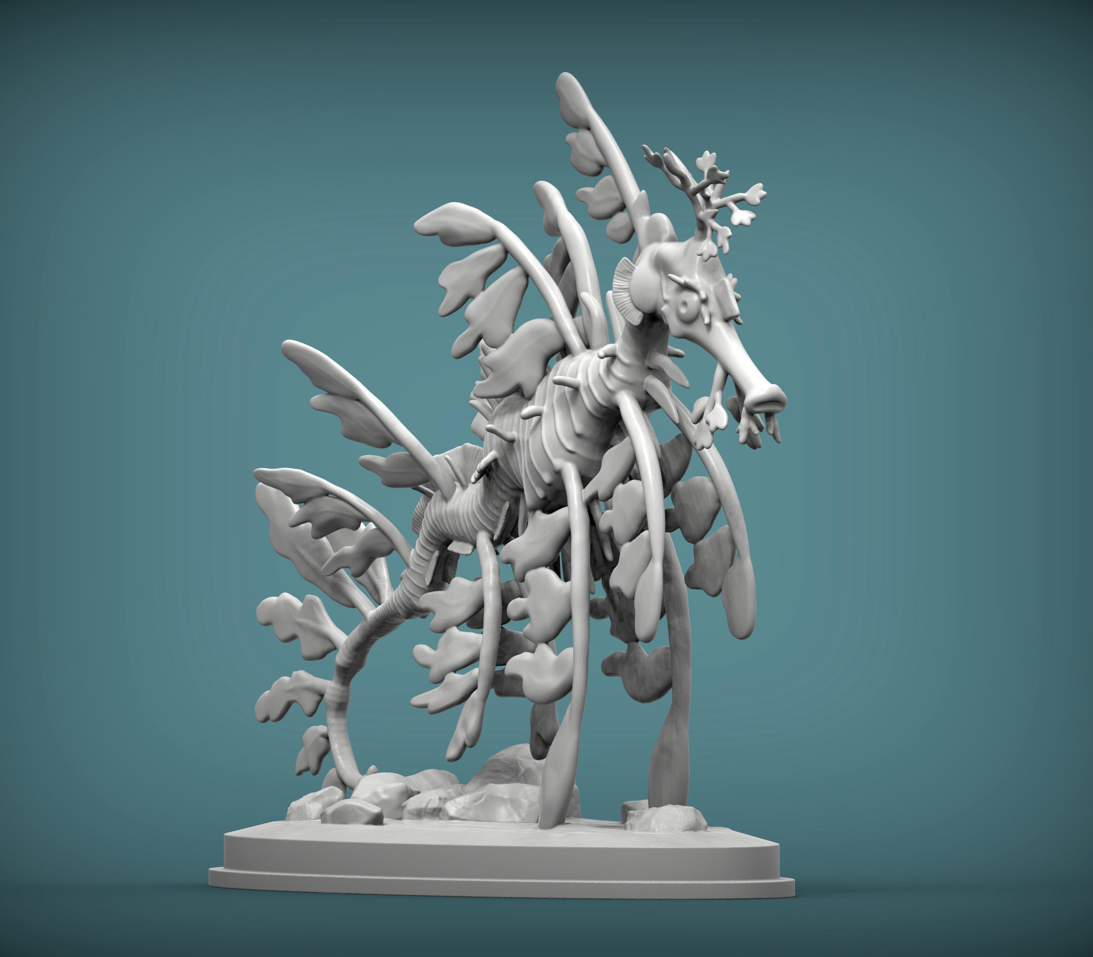 Sea Dragon 3D model 3D printable | CGTrader