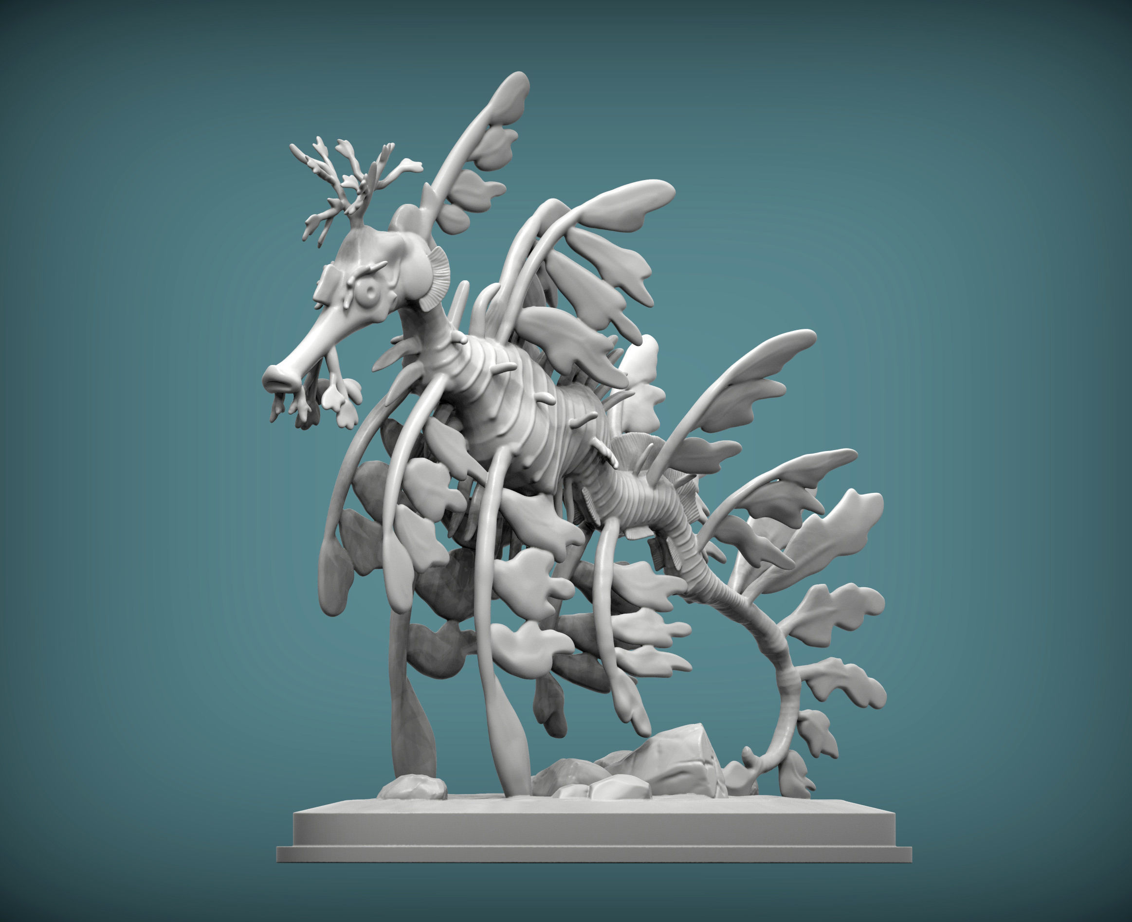 Sea Dragon 3D model 3D printable | CGTrader