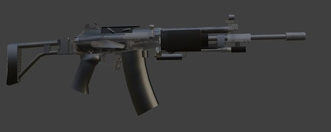 3D model weapon galil VR / AR / low-poly | CGTrader