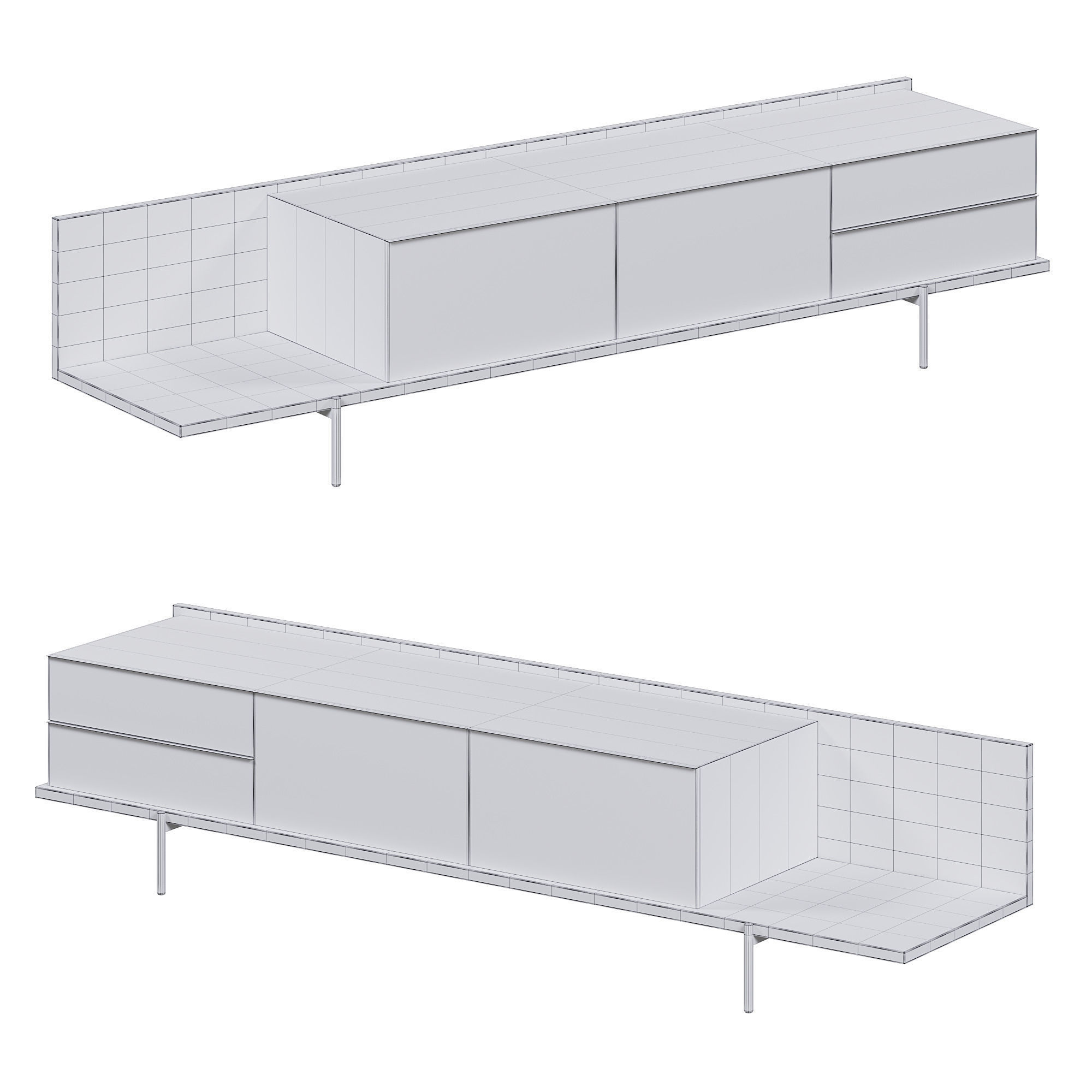 Superquadra storage 3D model | CGTrader