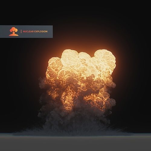 3D Model Nuclear Explosion based on Trinity Test in Oppenheimer 3D ...
