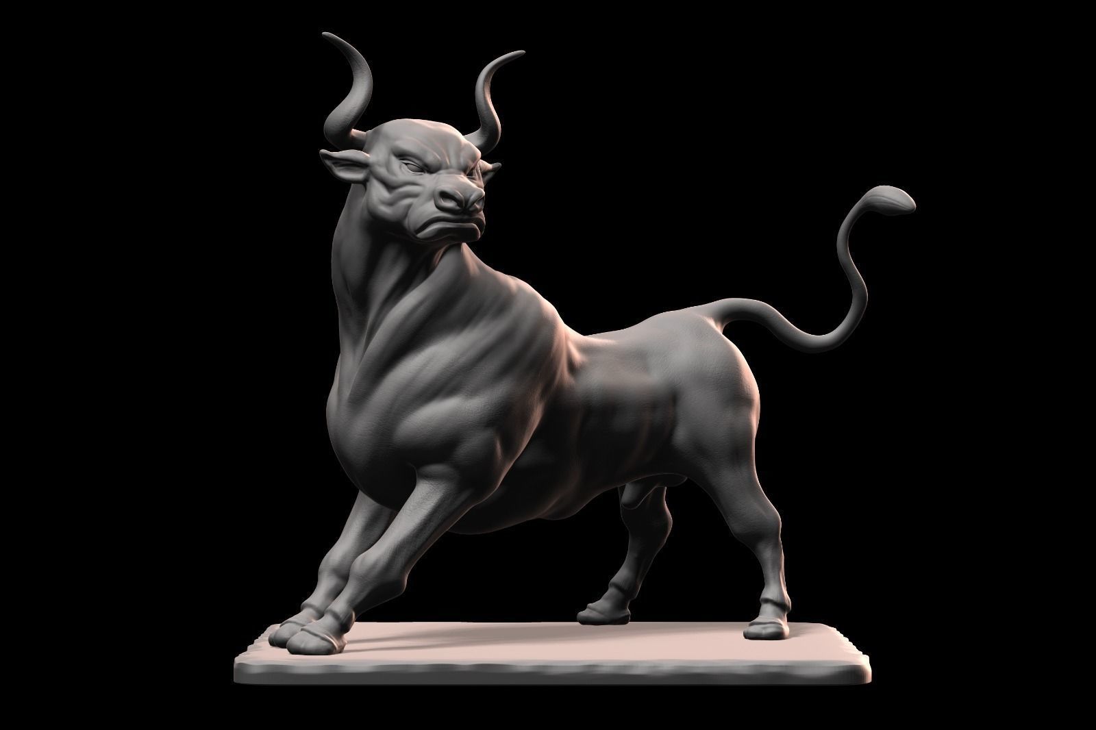 3D Model for 3D Printing - Toro Sculpture 3D model 3D printable | CGTrader