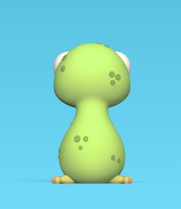 Stylized Cartoon Frog 3D model 3D printable | CGTrader