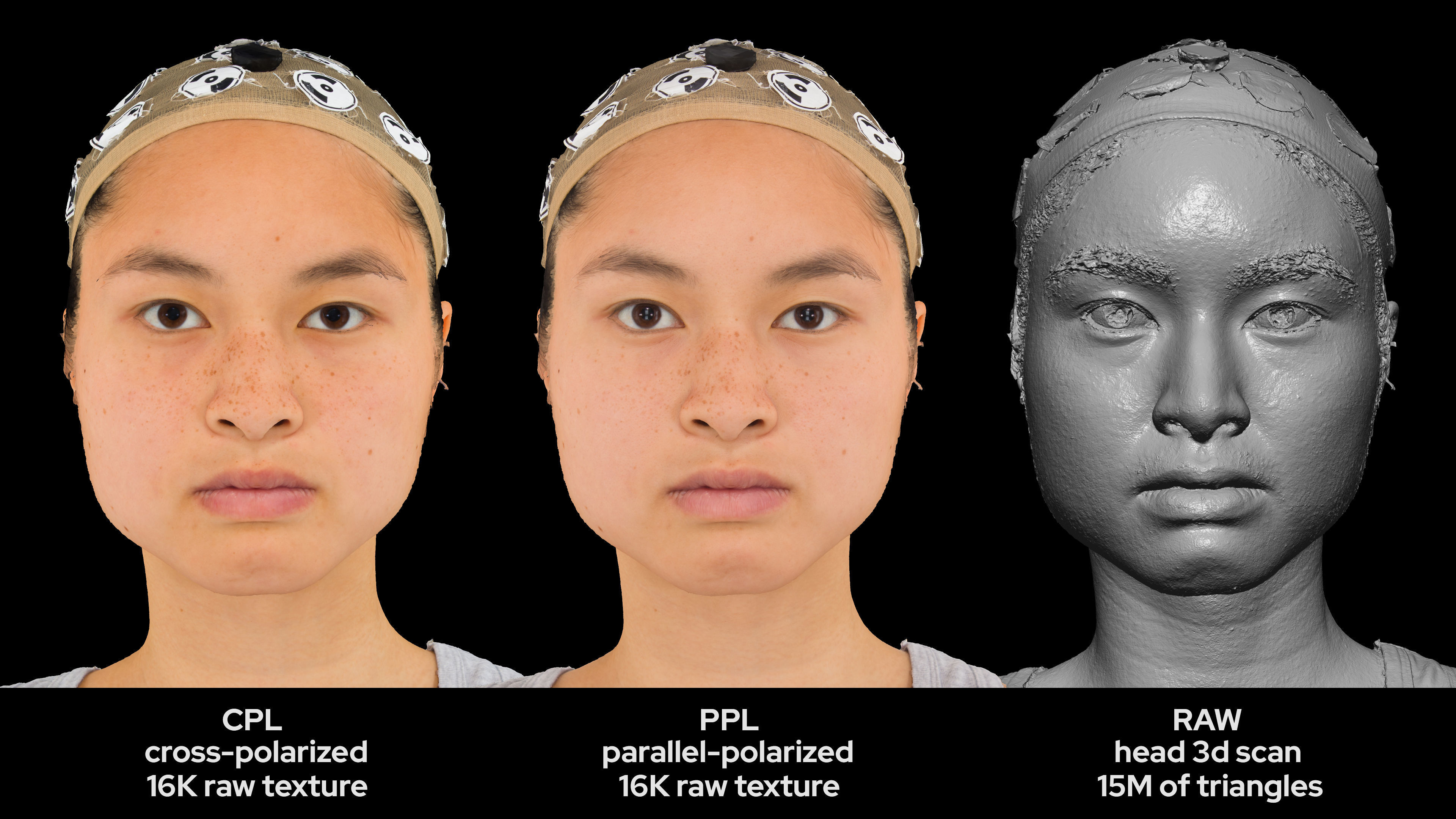 Asian Female 30s head scan 036 3D model | CGTrader