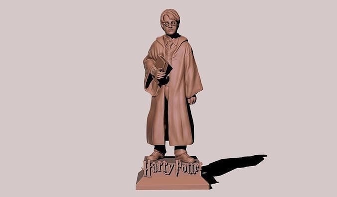 Harry Potter Print 3D print model 3D model 3D printable | CGTrader